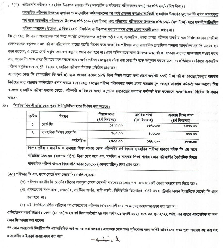 HSC Form Fill Up 2024 (Apply Now) Notice, Last Date, Fees For All ...